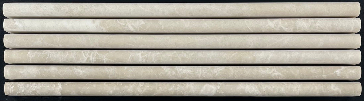 Vanilla Royale Petite Pencil Molding Honed – Elon Tile & Stone
