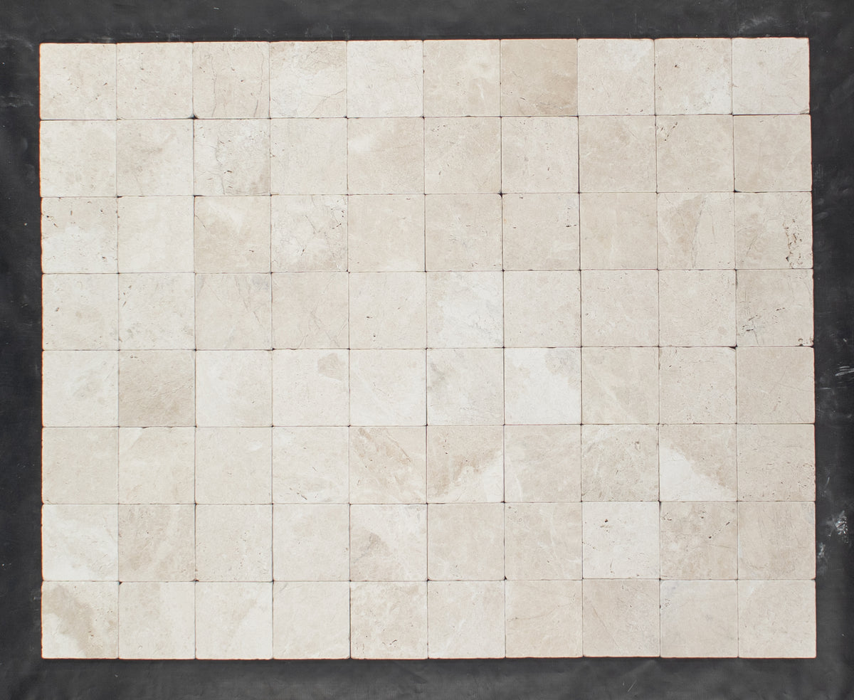 Vanilla Royale 4" x 4" Tumbled – Elon Tile & Stone