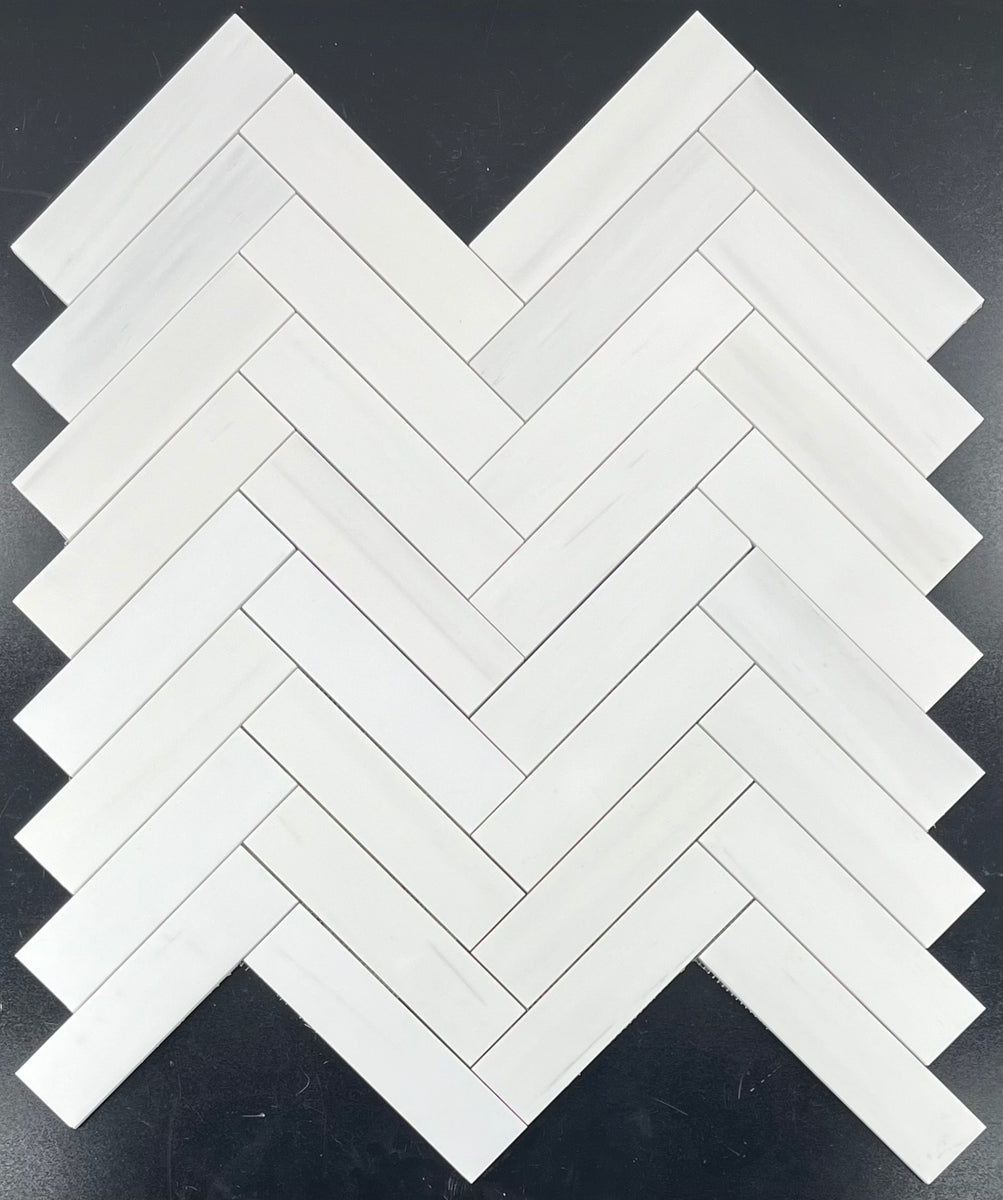 Dolomite 2" x 8" Herringbone Mosaic Honed – Elon Tile & Stone