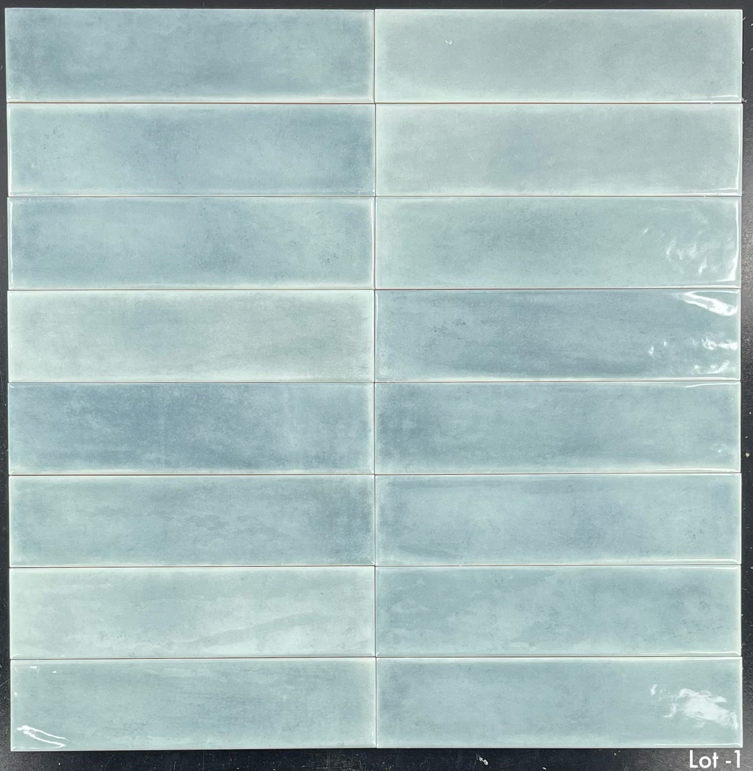 Opal Turquoise 3" x 12" Glossy – Elon Tile & Stone