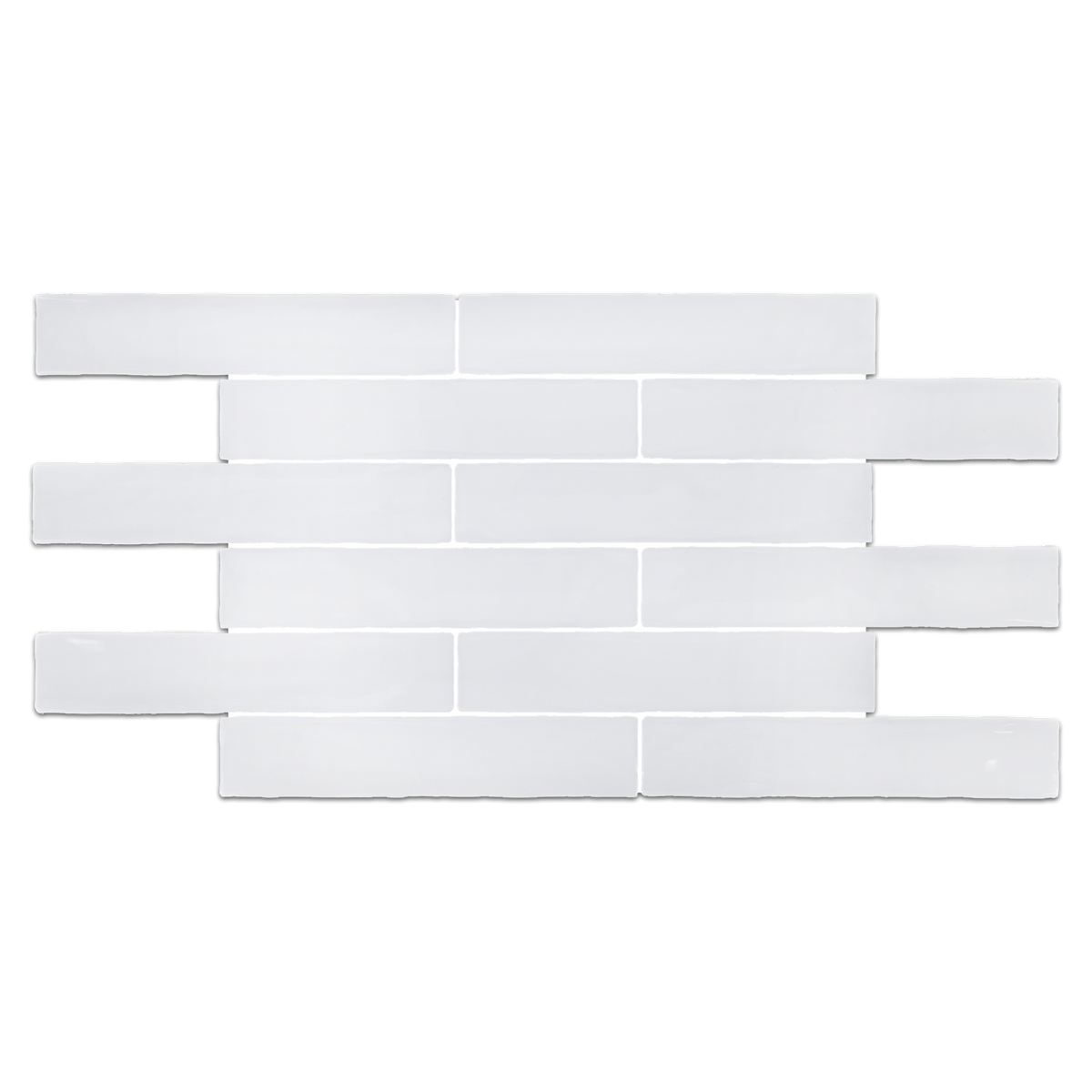 Lagos Ceramic White 2" x 10" Glossy – Elon Tile & Stone