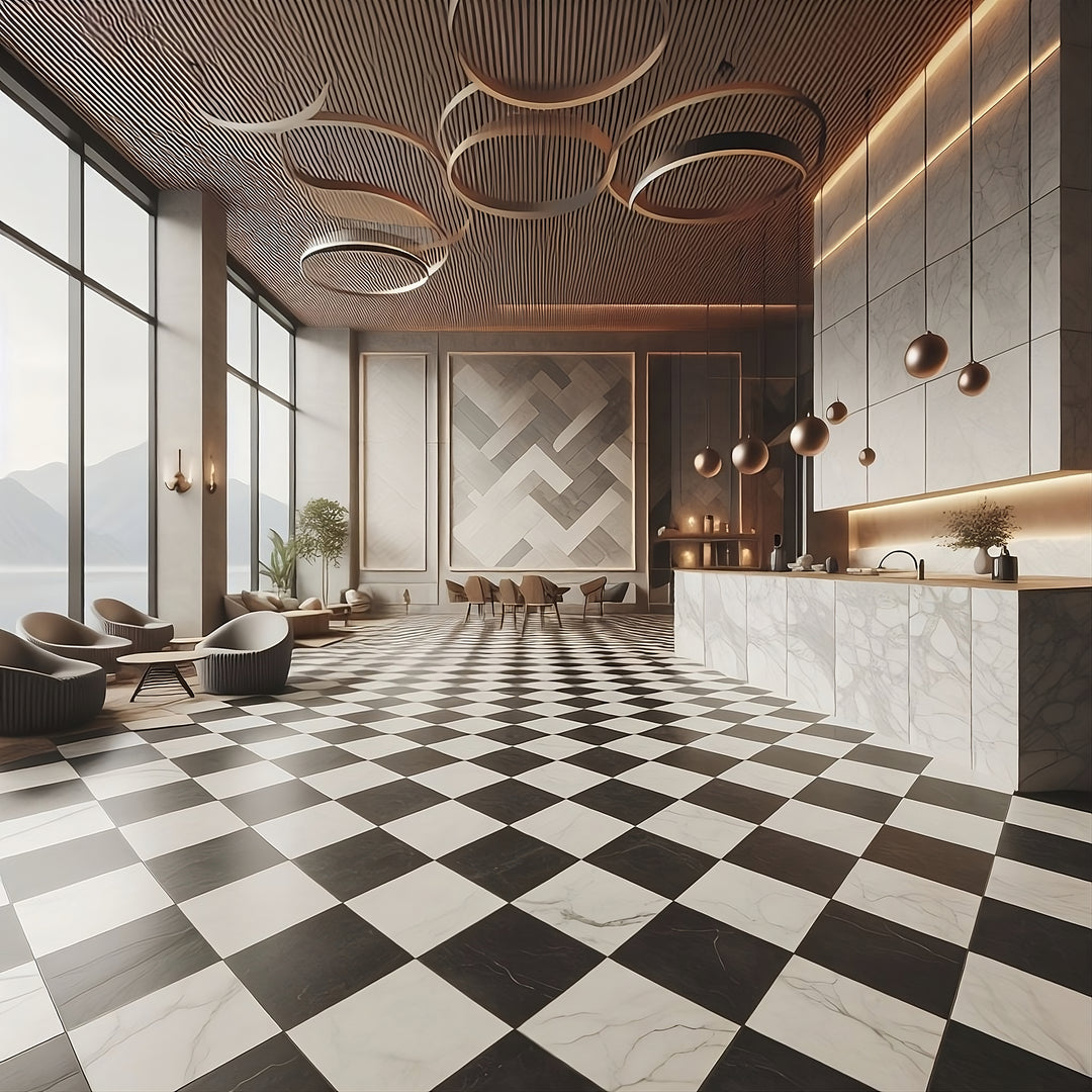 Checkerboard Inspirations – Elon Tile & Stone