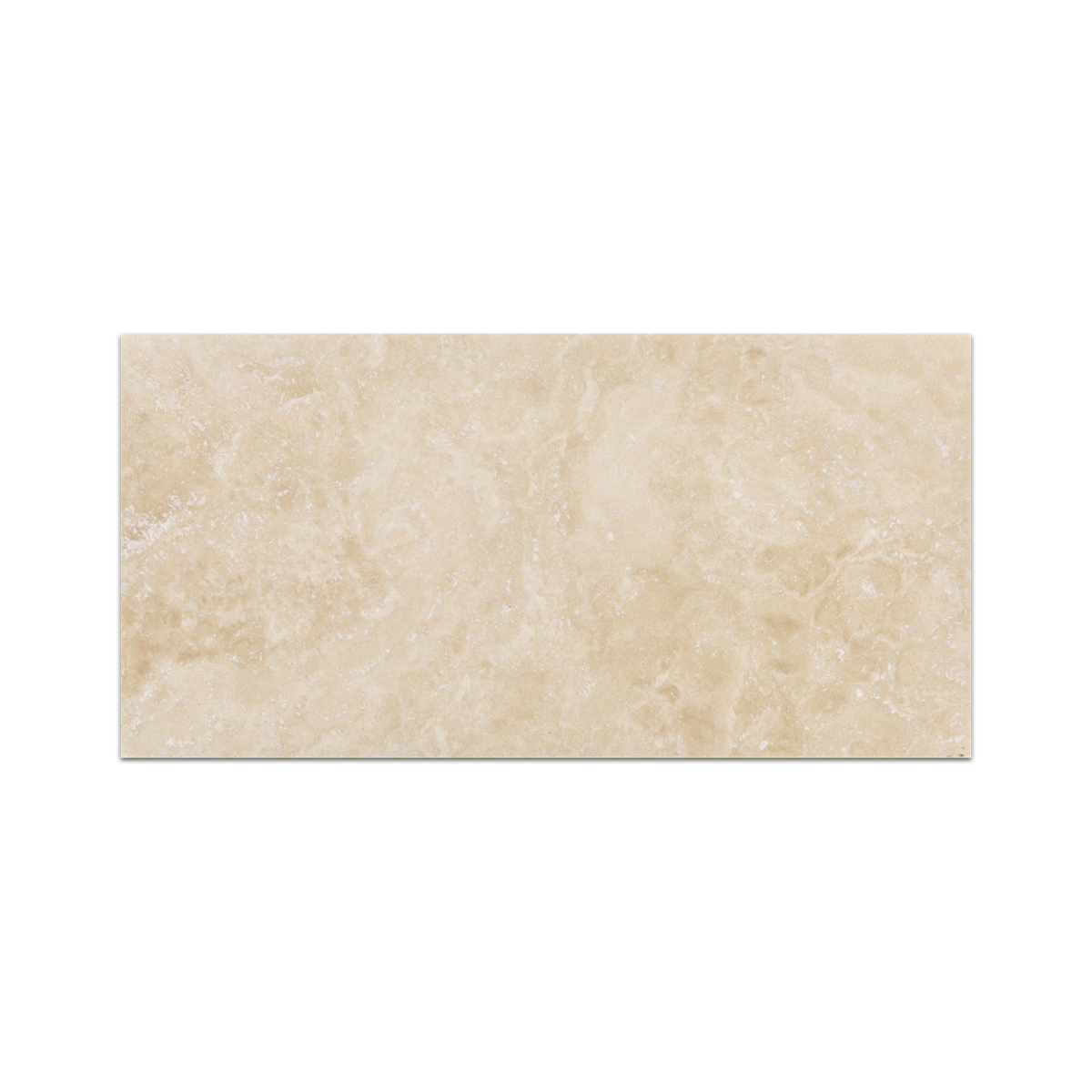 Cross-Cut Light Ivory Travertine 6" x 12" Honed & Filled – Elon Tile ...