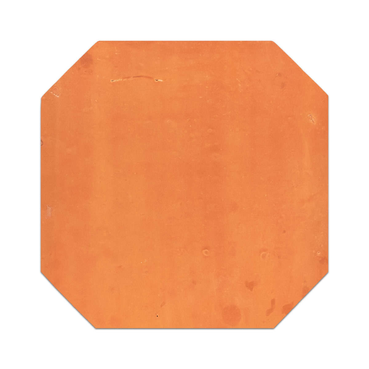 Brick Red Stained Terracotta 12" Octagon Clear Semi Gloss – Elon Tile ...