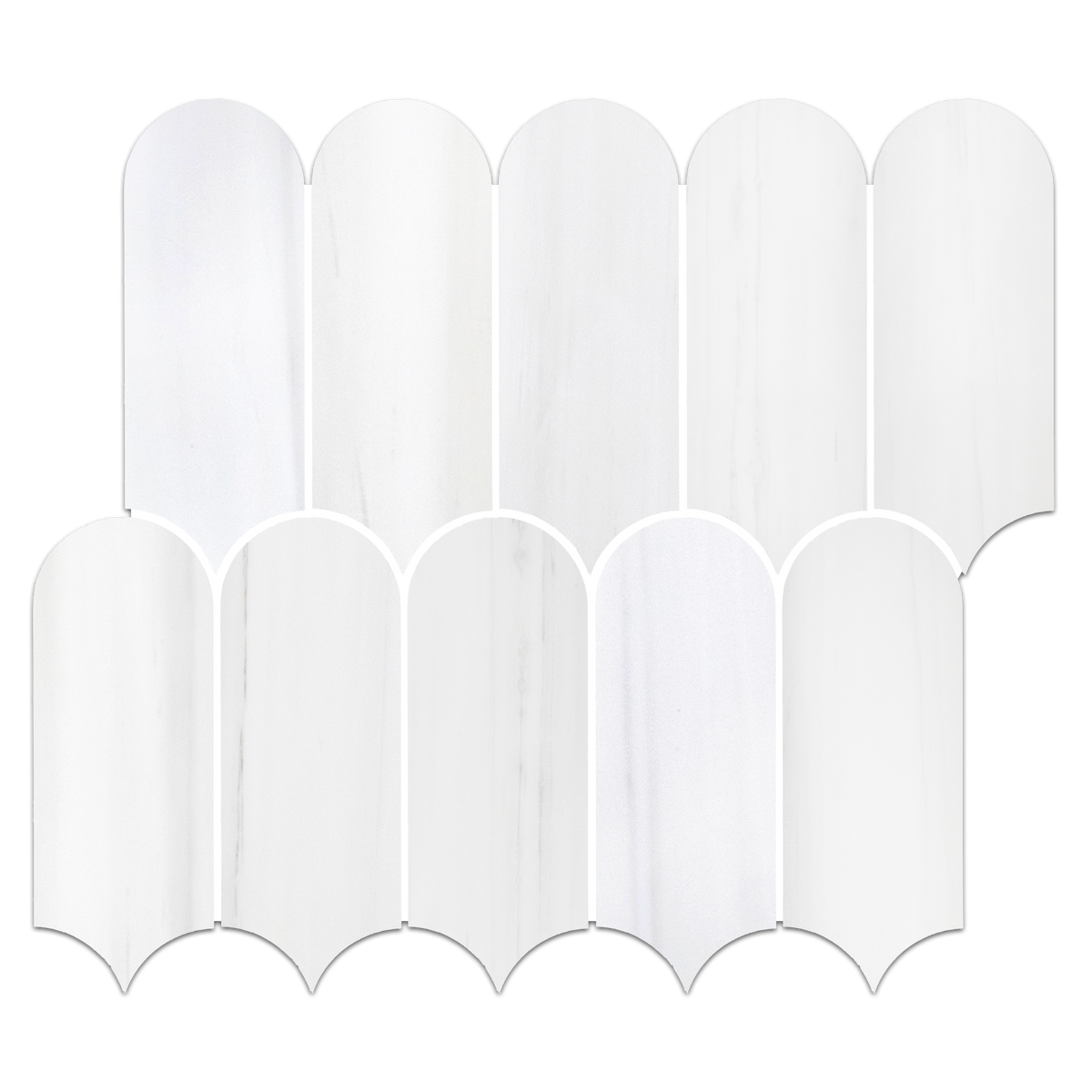 Dolomite Wave Mosaic Honed – Elon Tile & Stone