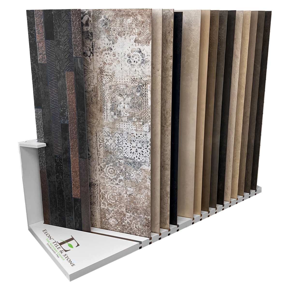 Slotted Standing Display – Elon Tile & Stone