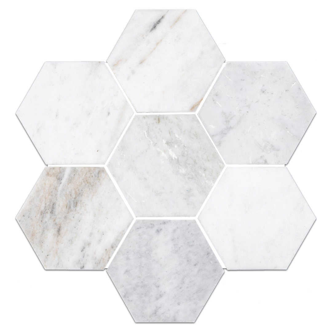 Hexagon Mosaics – Elon Tile & Stone